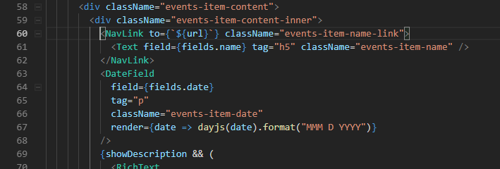 Updating A Component Jss Connected Demo Sitecore Developer Portal